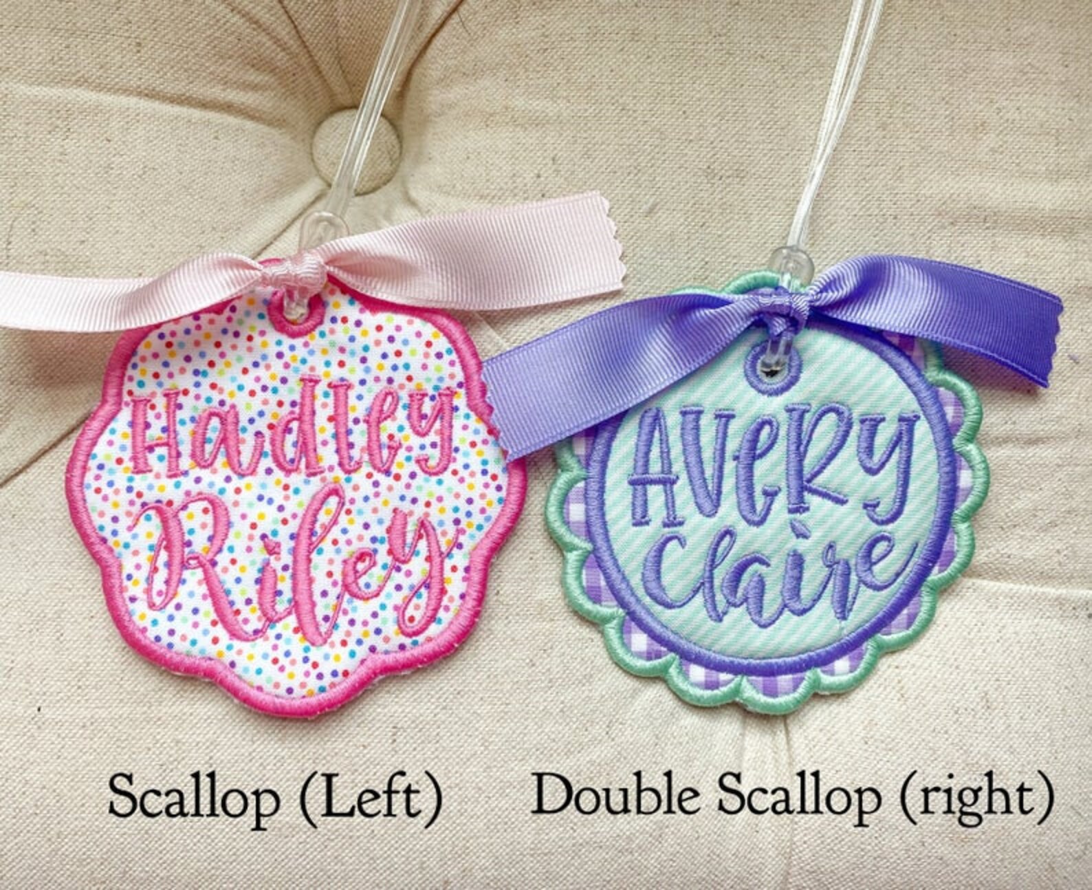 Backpack Name Tag Bag Tags Luggage Tag Fabric Name Tag Fabric ...