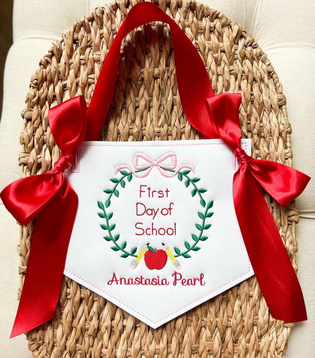 Back to School Banner Back to School Pennant Grandmillennial Back to ...