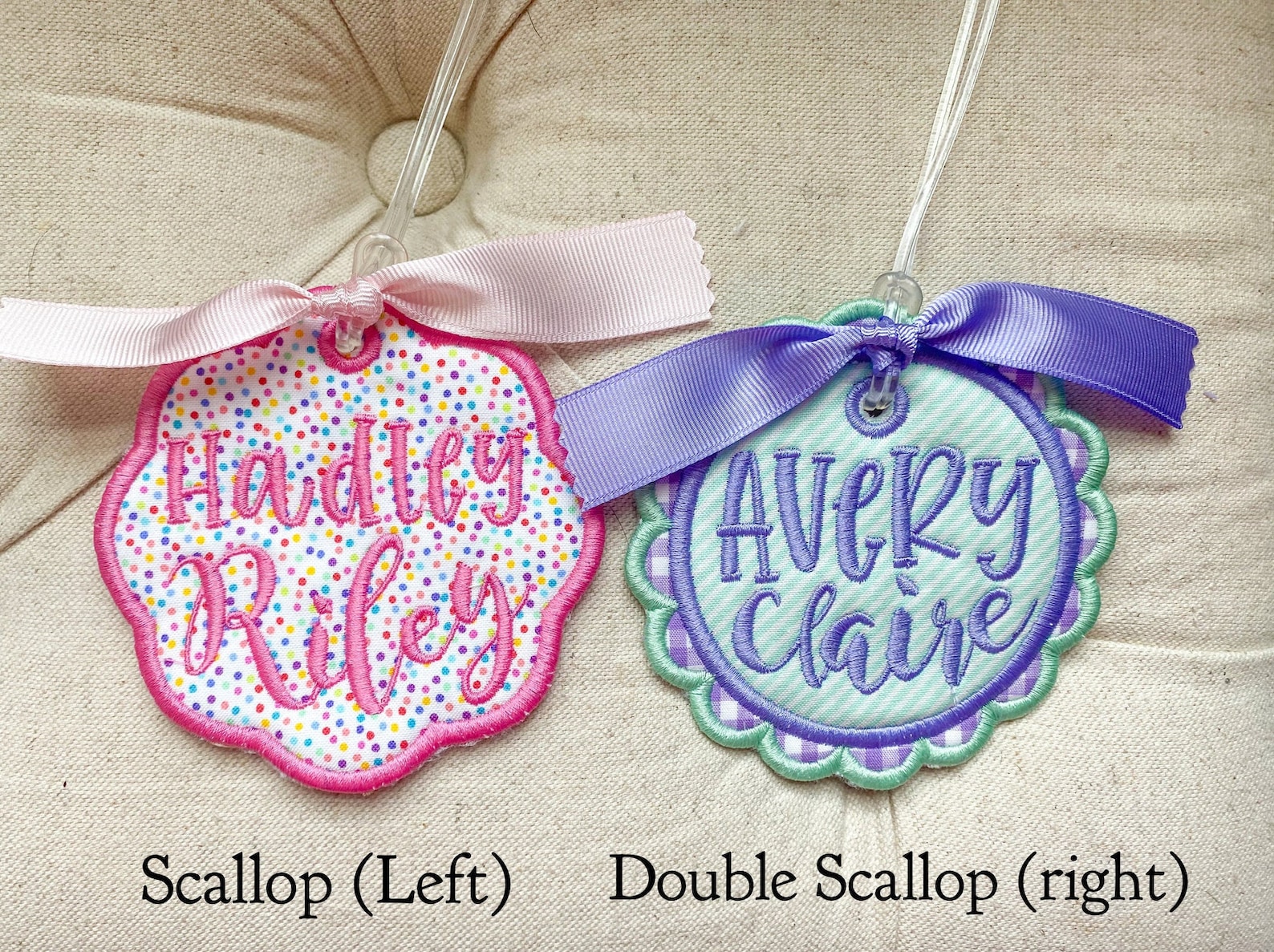 Backpack Name Tag Bag Tags Luggage Tag Fabric Name Tag Fabric - Etsy