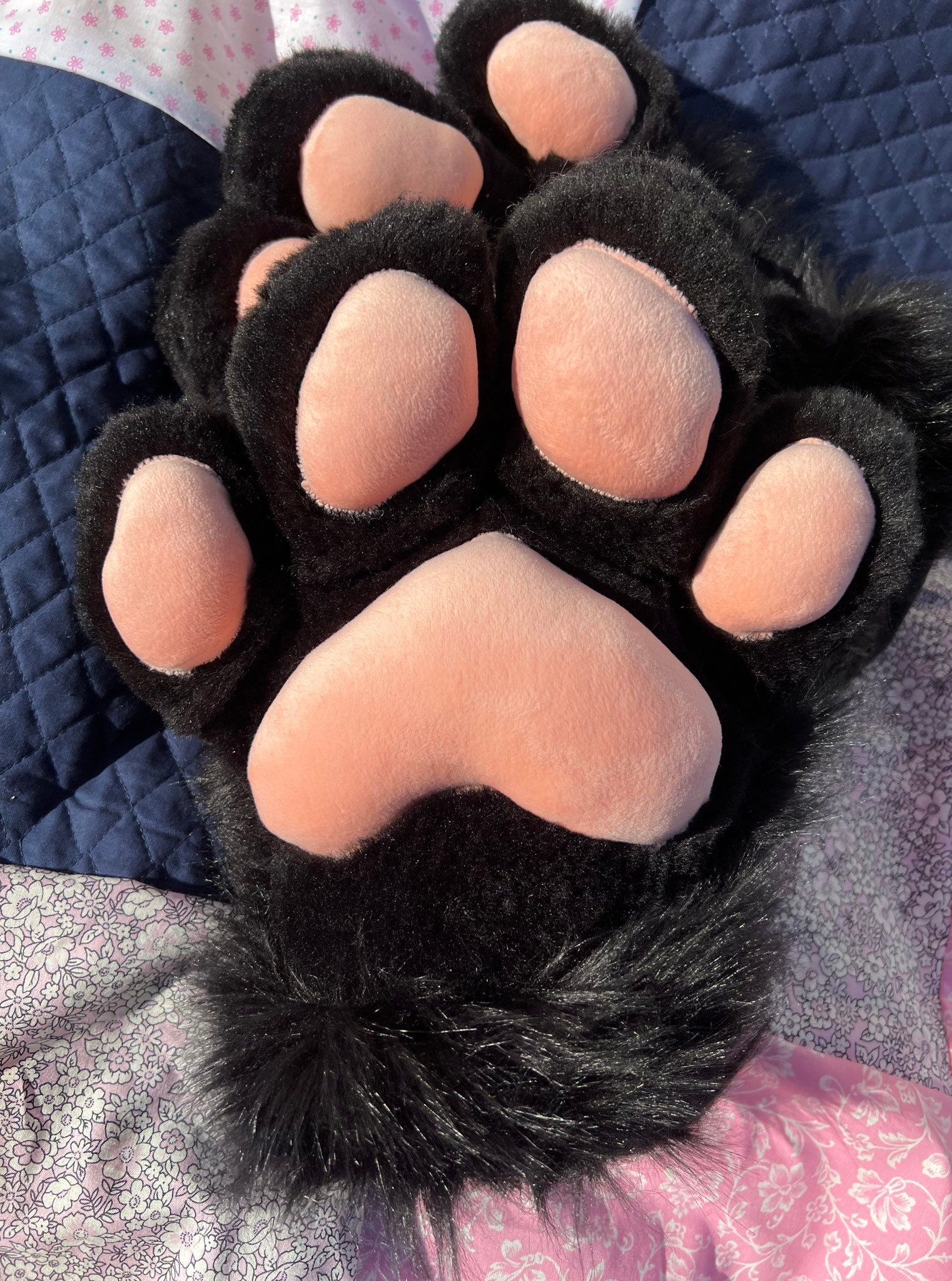 Buy Black Costume, Cosplay, Fursuit Paws Online in India - Etsy