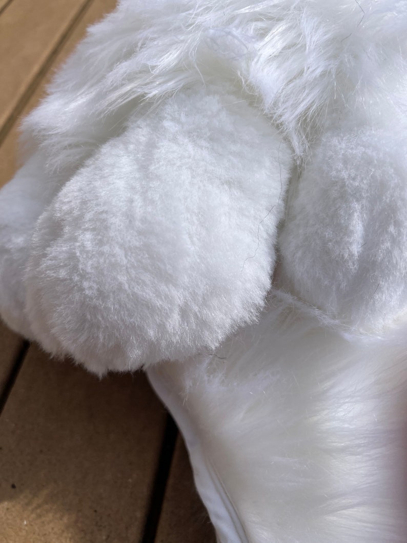 White Fursuit Costume Cosplay Paws - Etsy