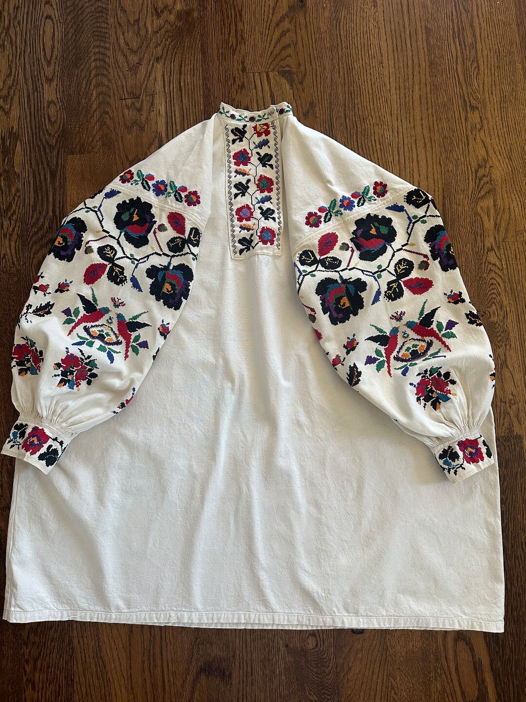 Collection! Wedding Blouse Birds Ukrainian Vintage Dress Shitomir ...