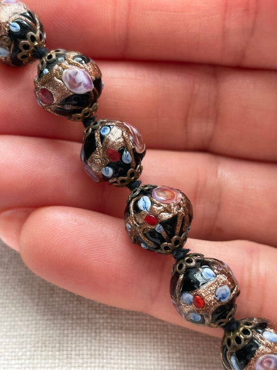 Venetian type hand painted - Gem