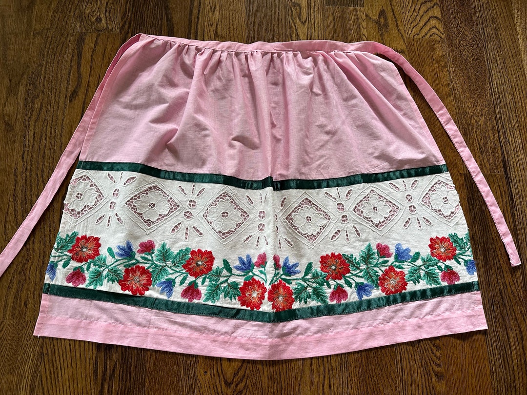 Vintage Ukrainian Apron Traditional Embroidery Ukrainian Handmade Apron ...