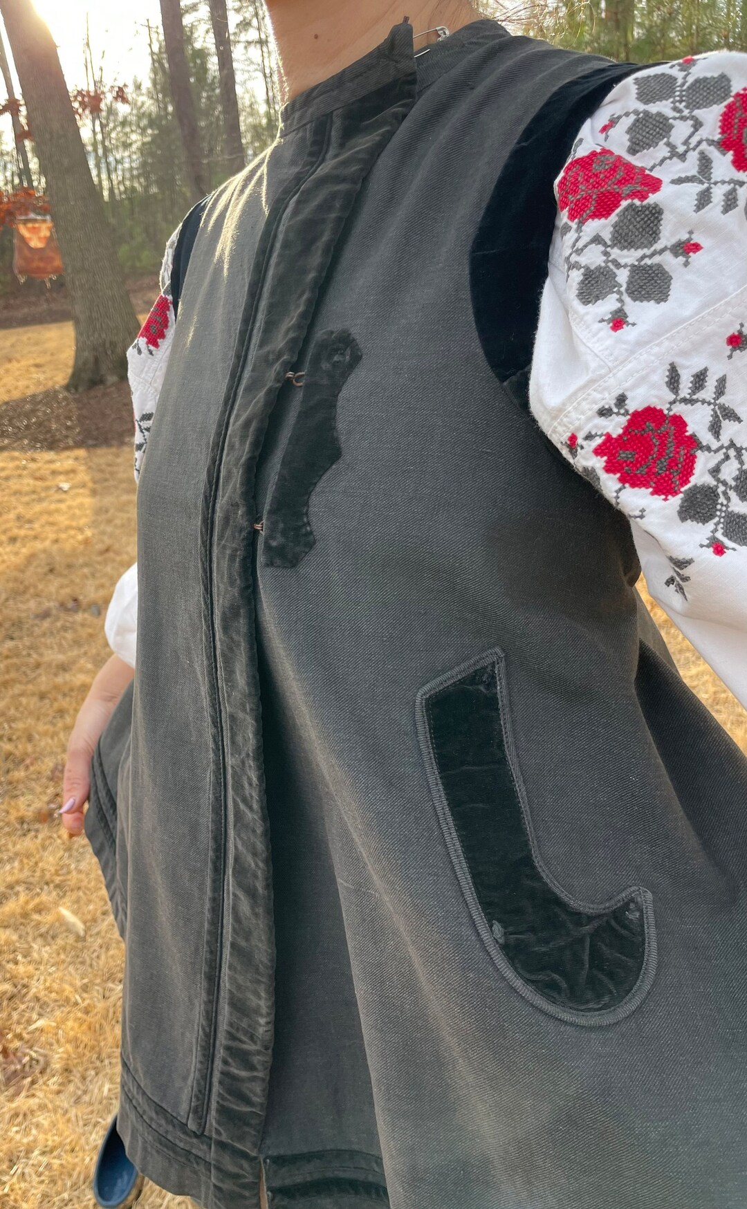 Beautiful Old Ukrainian Vest/ Korsetka Traditional Ukrainian Vest ...