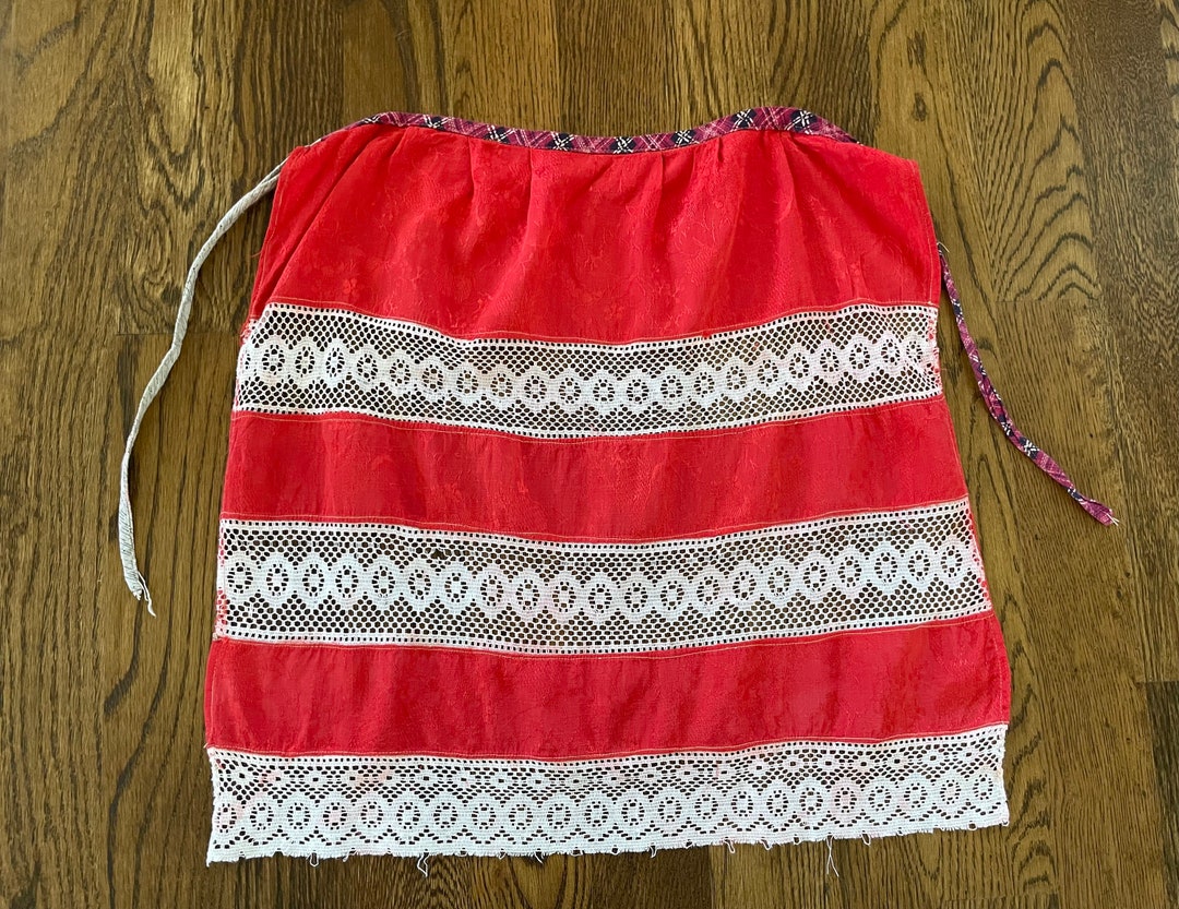 Beautiful Color Vintage Ukrainian Apron Traditional Ukrainian Apron ...