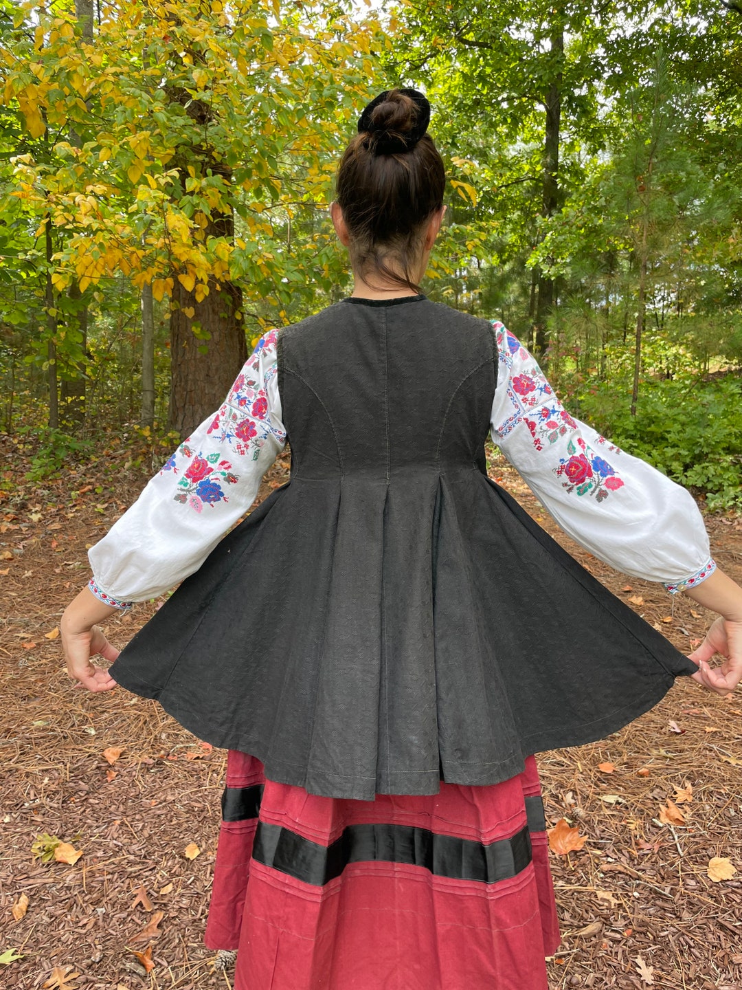 Antique Ukrainian Vest/ Korsetka Beautiful Chernigiv Korsetka ...