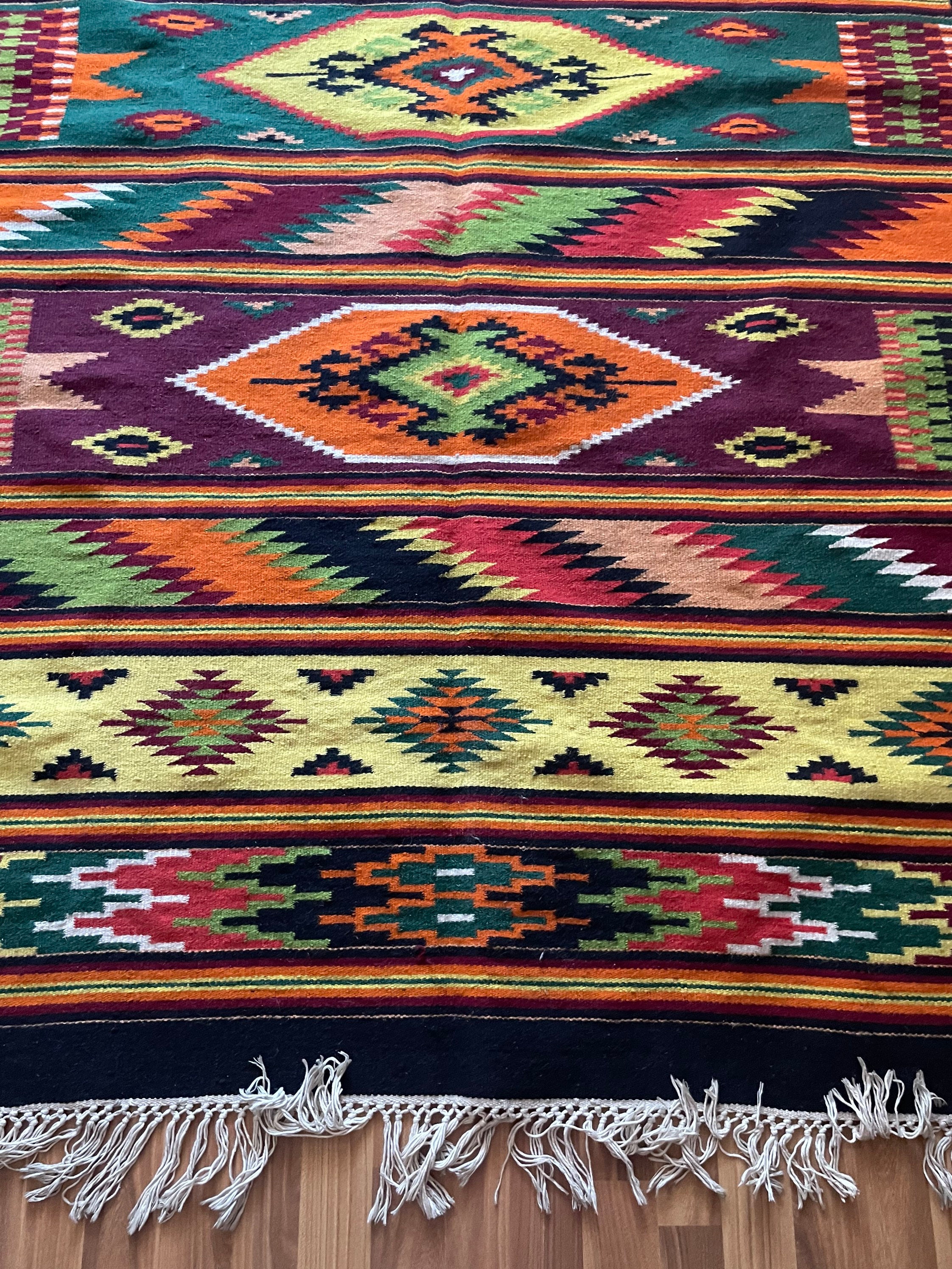 Antique Ukrainian Hutsul rug Pure wool Ideal condition Just | Etsy Antique Ukrainian Hutsul rug Pure wool Ideal condition Just | Etsy