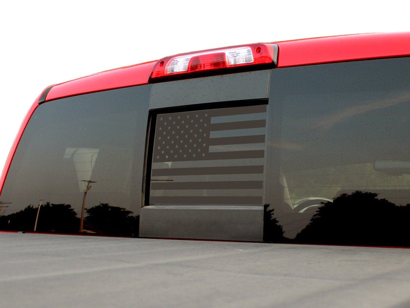 Rear Window Slider American Flag Decal Fits 2014-2018 Chevy - Etsy
