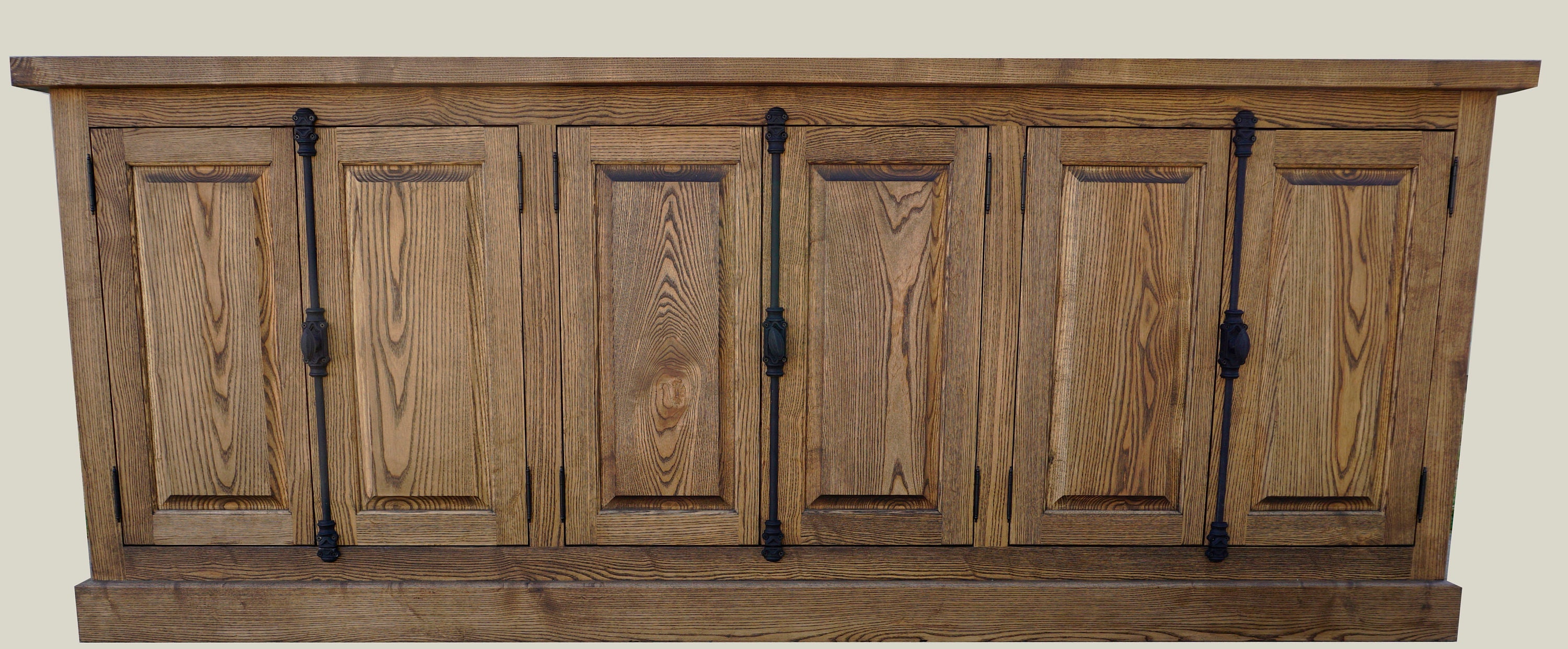 Wood Panel Sideboard, Cremone Bolt, Buffet, Handmade, Console, Rustic ...