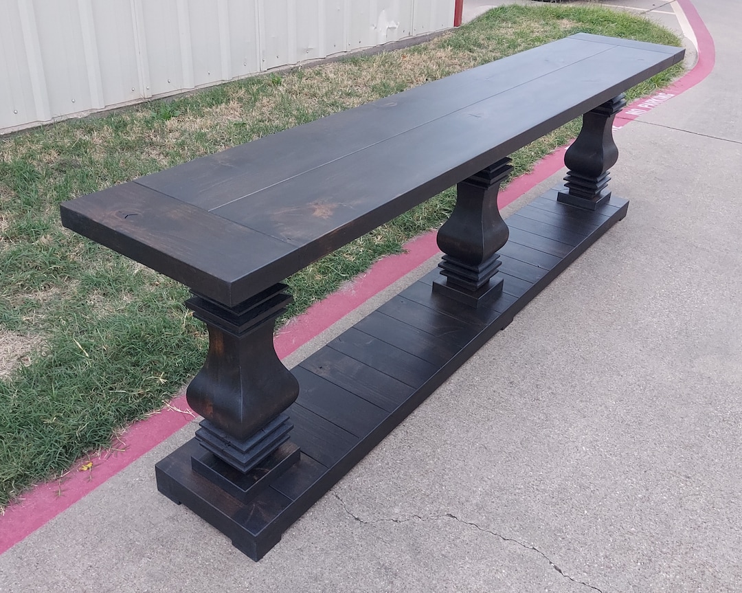 XL Console Table, Farmhouse Table, Sofa Table, Rustic, Solid Wood ...