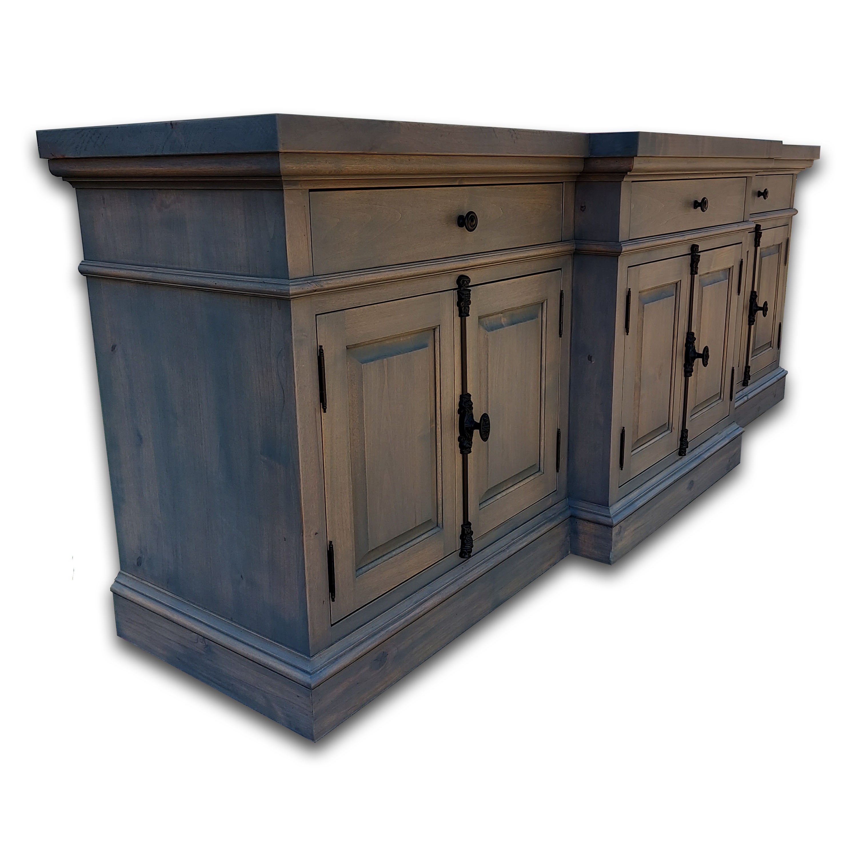 Media Console, TV Stand, Solid Wood, Console Cabinet, Rustic, Knotty ...