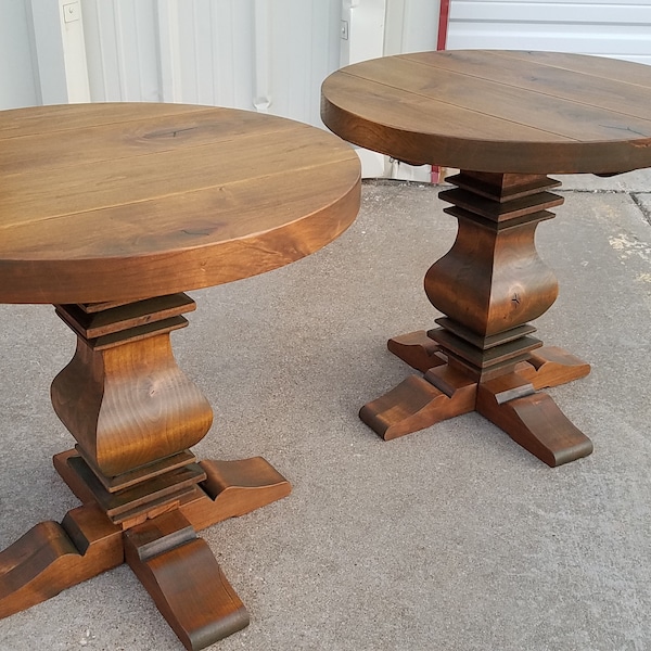 Rustic End Table - Etsy