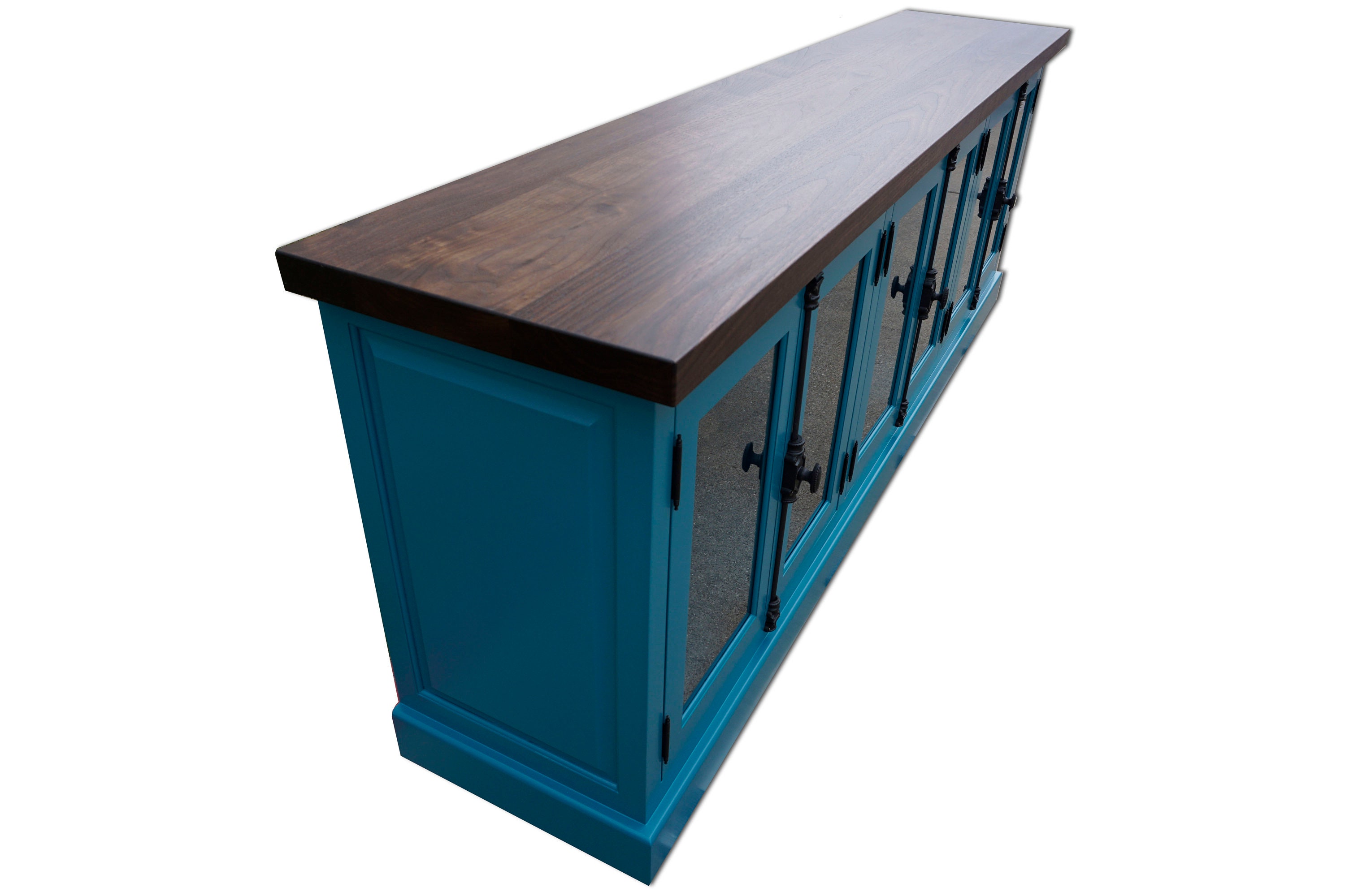 Wood Panel Sideboard, Cremone Bolt, Buffet, Handmade, Console, Rustic ...