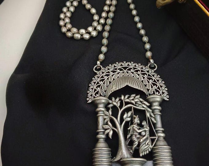 HANDMADE KRISHNA NECKLACE ,hindu God Jewelery, Iskon Jewellery ,krishna ...