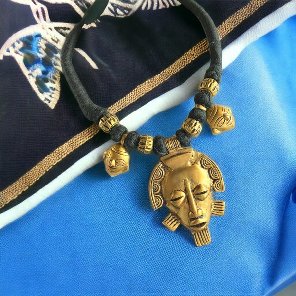 African Mask Jewelry - Etsy