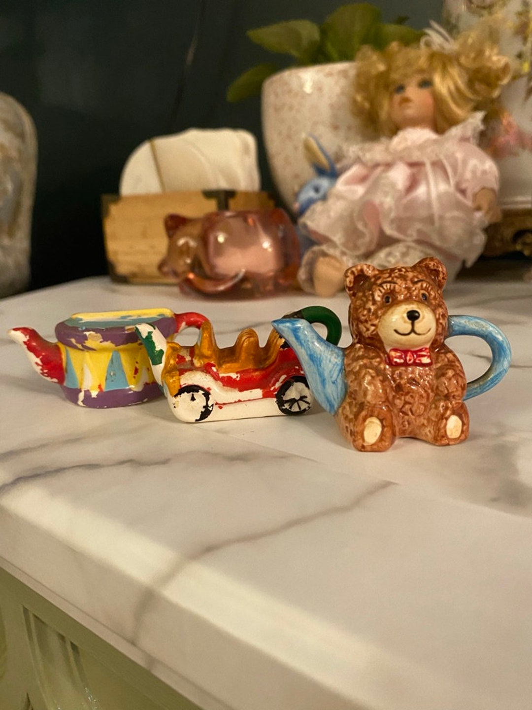 Red Rose Teapots - Etsy