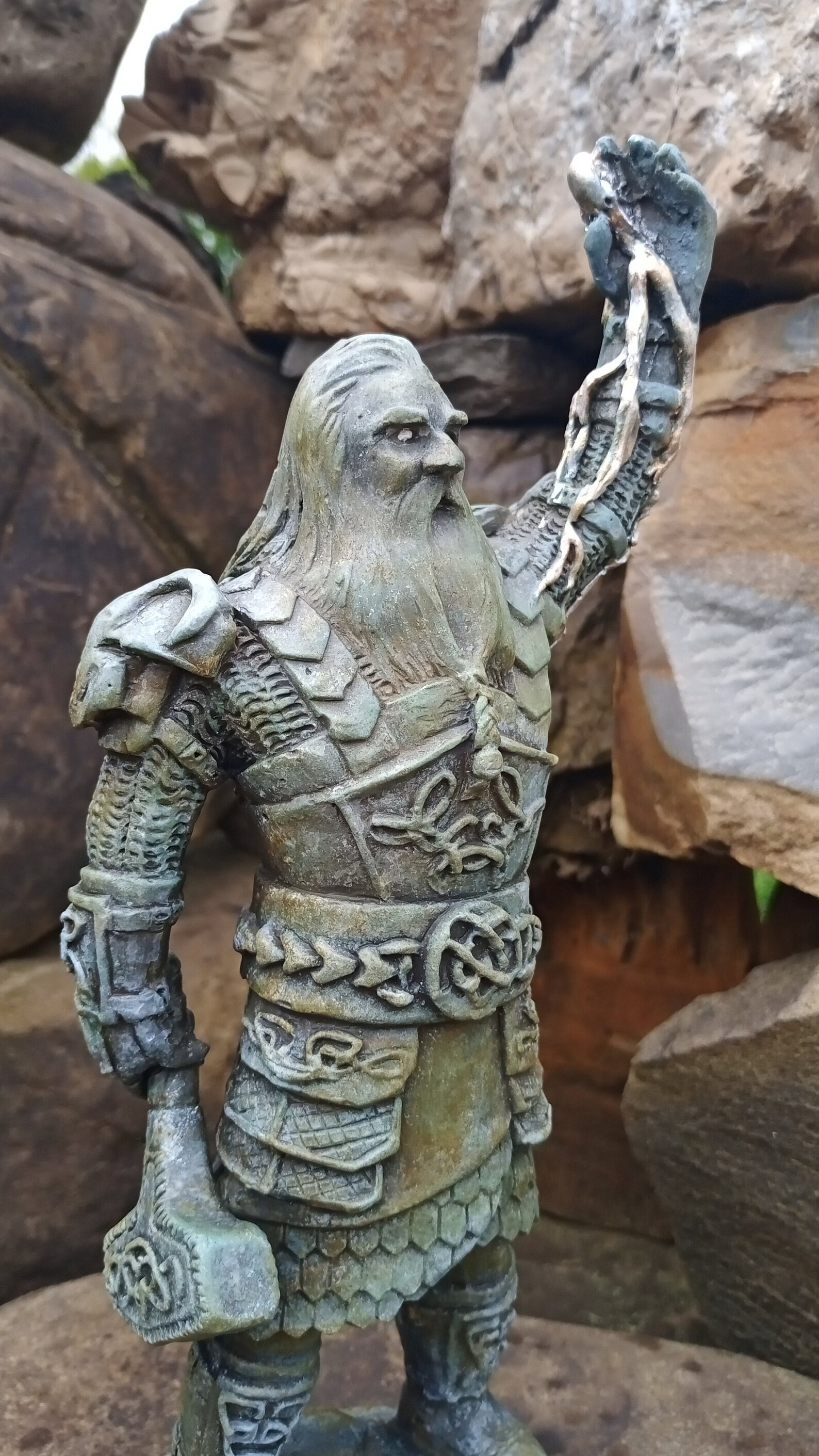 Thor statue Sculpture Thor God Viking decor figurine Asatru | Etsy