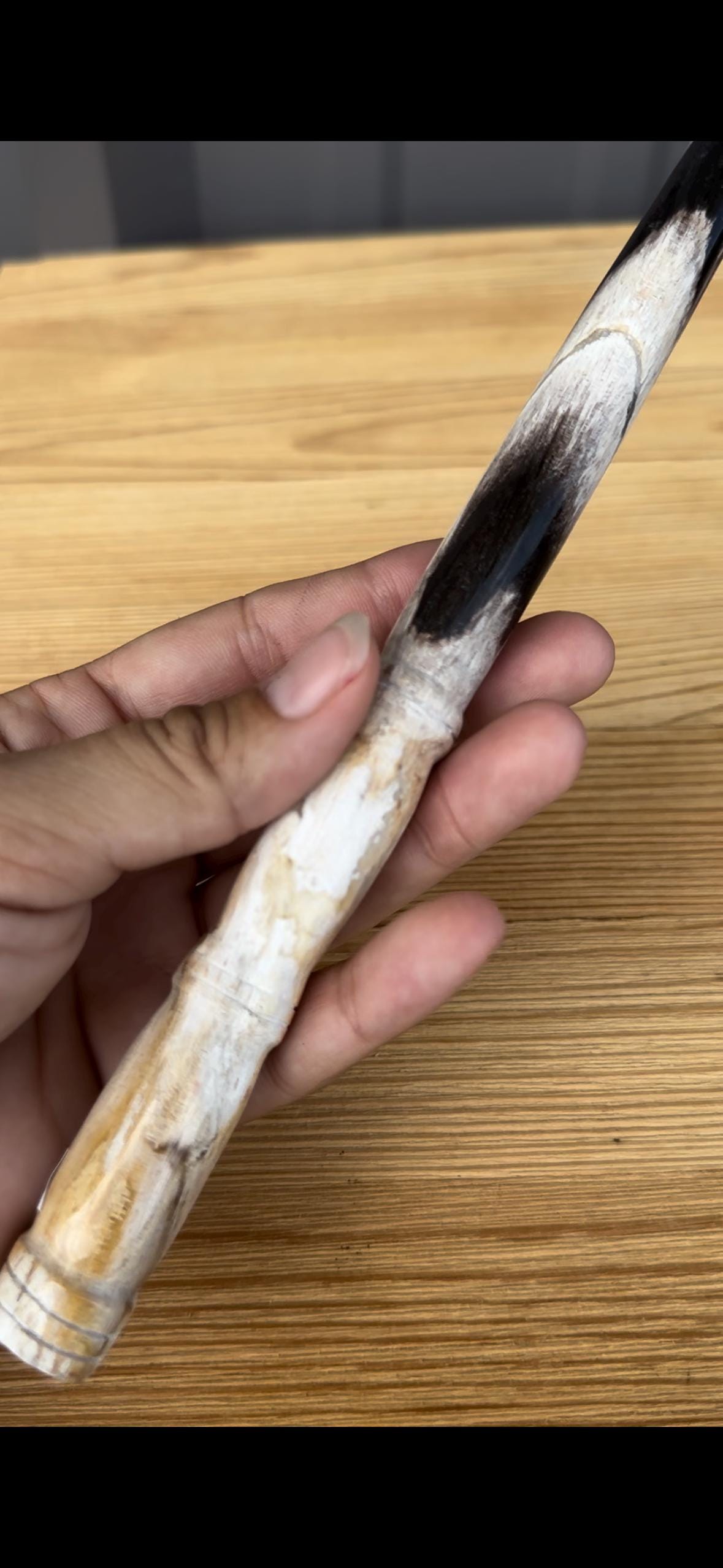WAND Fossilized Wood Magic Crystal Wand Indonesian Petrified Wood - Etsy