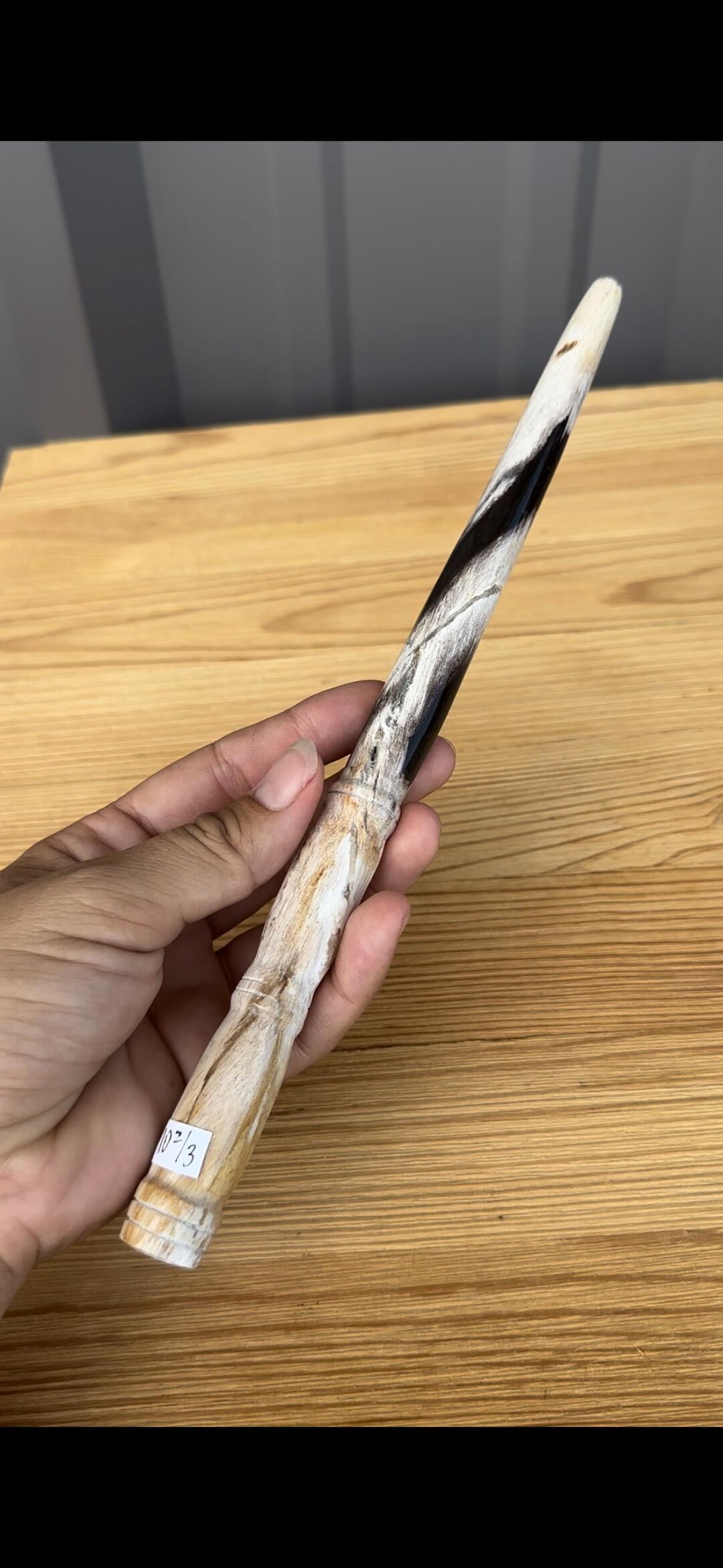 WAND Fossilized Wood Magic Crystal Wand Indonesian Petrified Wood - Etsy