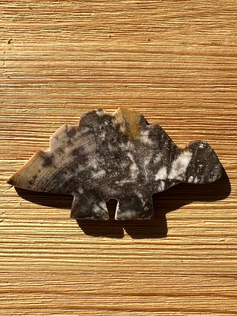 Fossilized Wood Dinosaur Stegosaurus Carving Crystal Rock Indonesia - Etsy