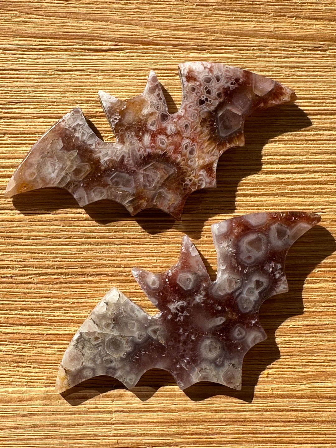 Amethyst Bat Unique Hematite Indonesia Stone Crystal Carving - Etsy