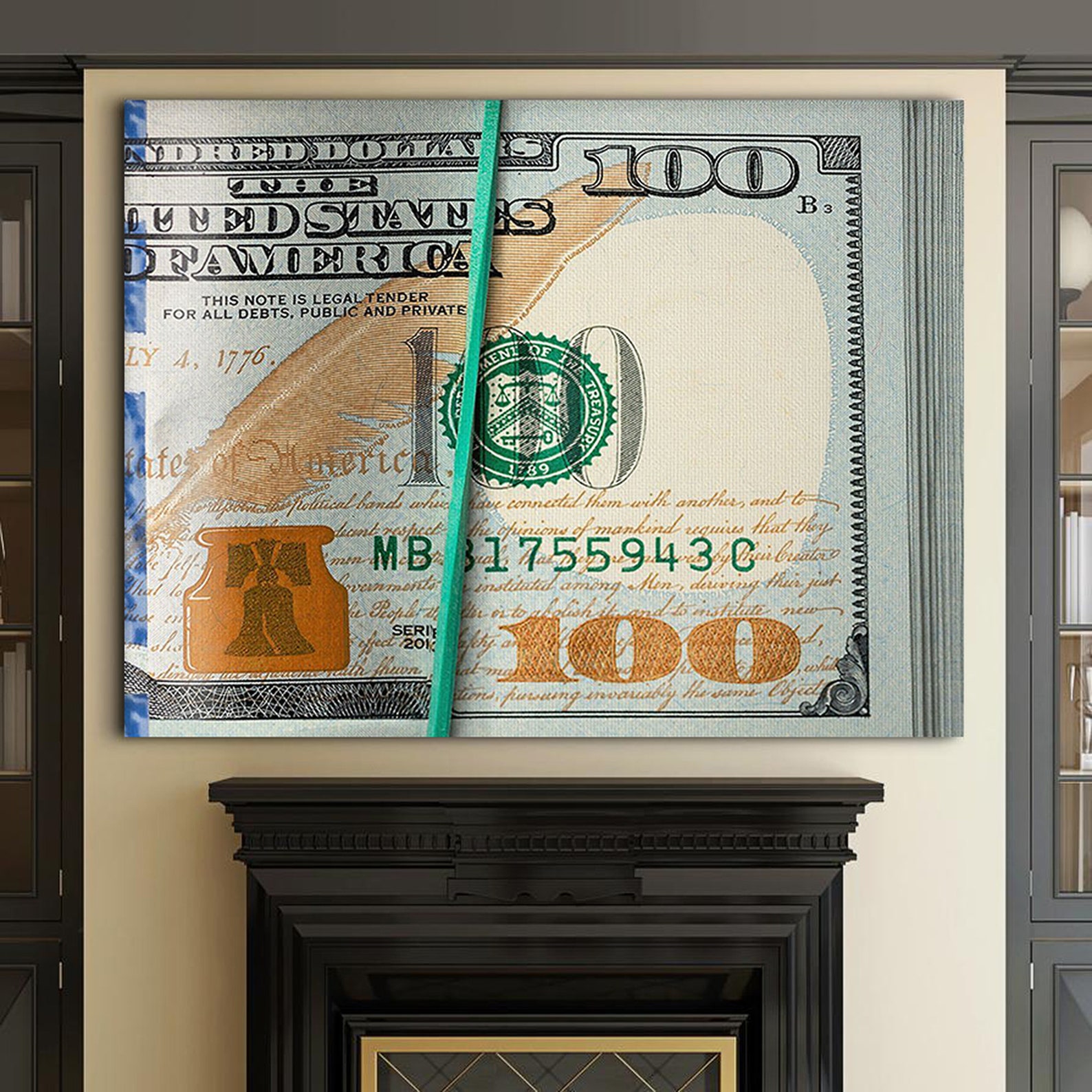 Money on the Wall Home Office Decor Office Signs Home Sign - Etsy