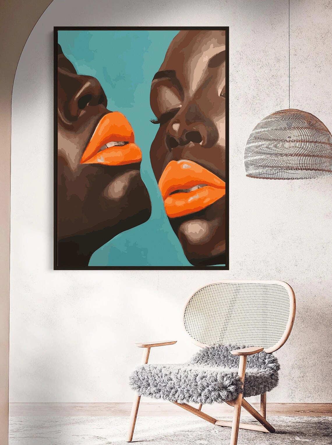 African American Woman Art, Melanin Lips Art, Black Girl Magic, Black ...