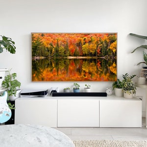 Samsung Frame TV Art Autumn Landscape View Autumn Fall Vibes ...