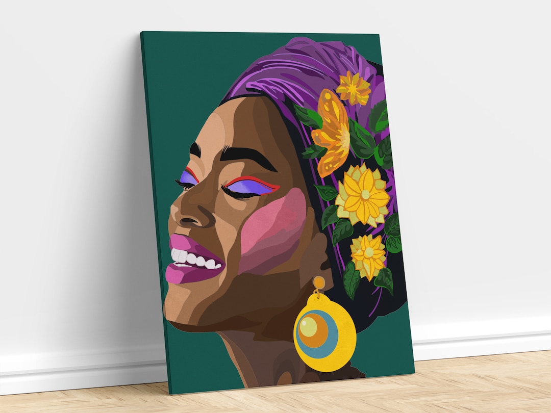 Juneteenth African-american Woman Art, Melanin Art, Beauty Woman ...