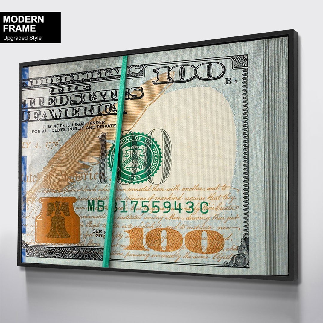 Money on the Wall, Home Office Decor, Office Signs, Home Sign ...