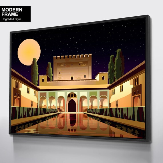 Alhambra Palace Art Islamic Architecture Wall Art Islamic - Etsy
