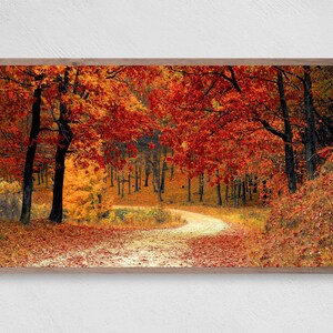 Samsung Frame TV Art | Autumn Landscape Art | Autumn Fall Vibes ...