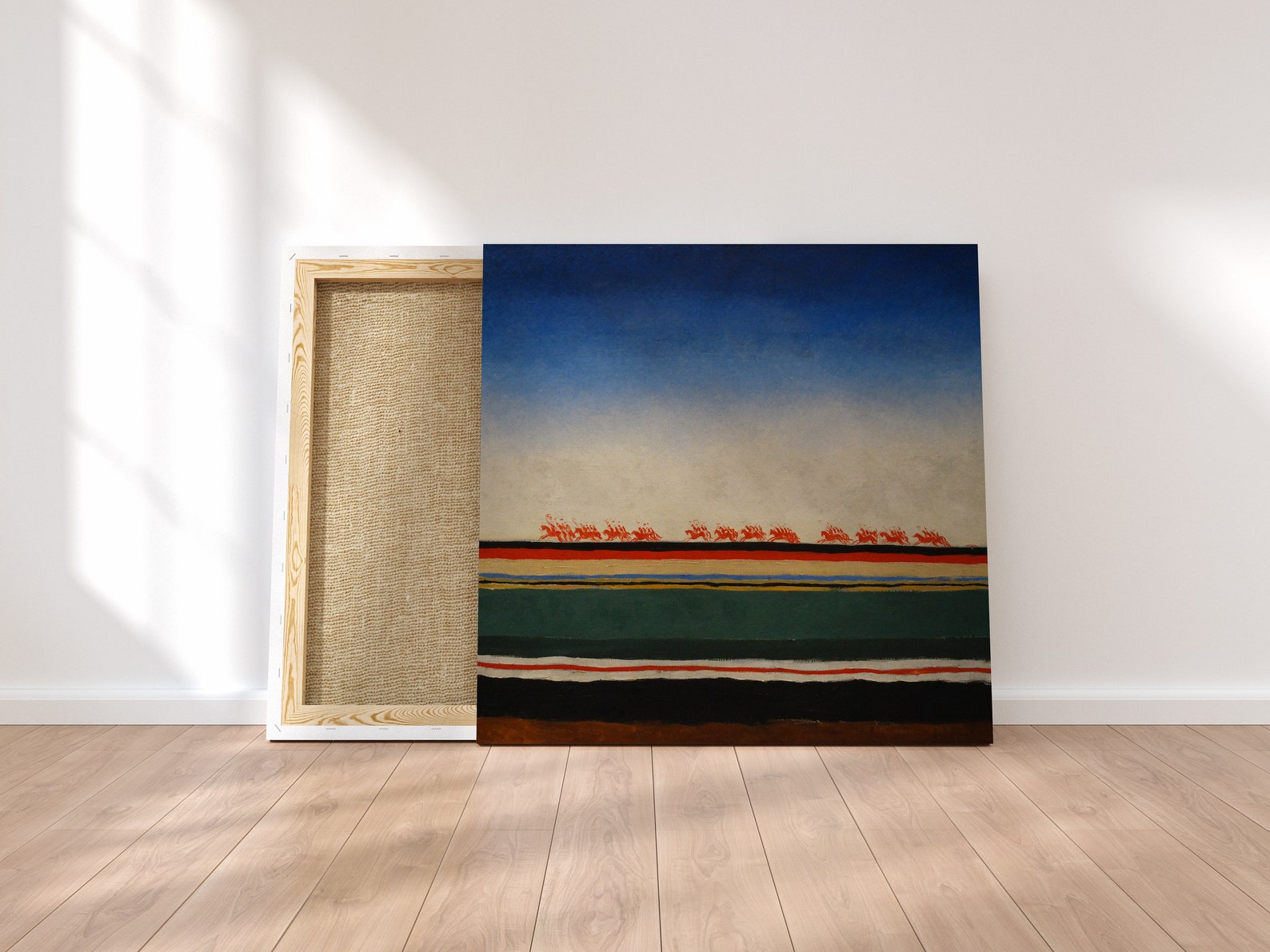 Kazimir Malevich - "red Cavalry Riding", Fine Art Print Retro Art ...