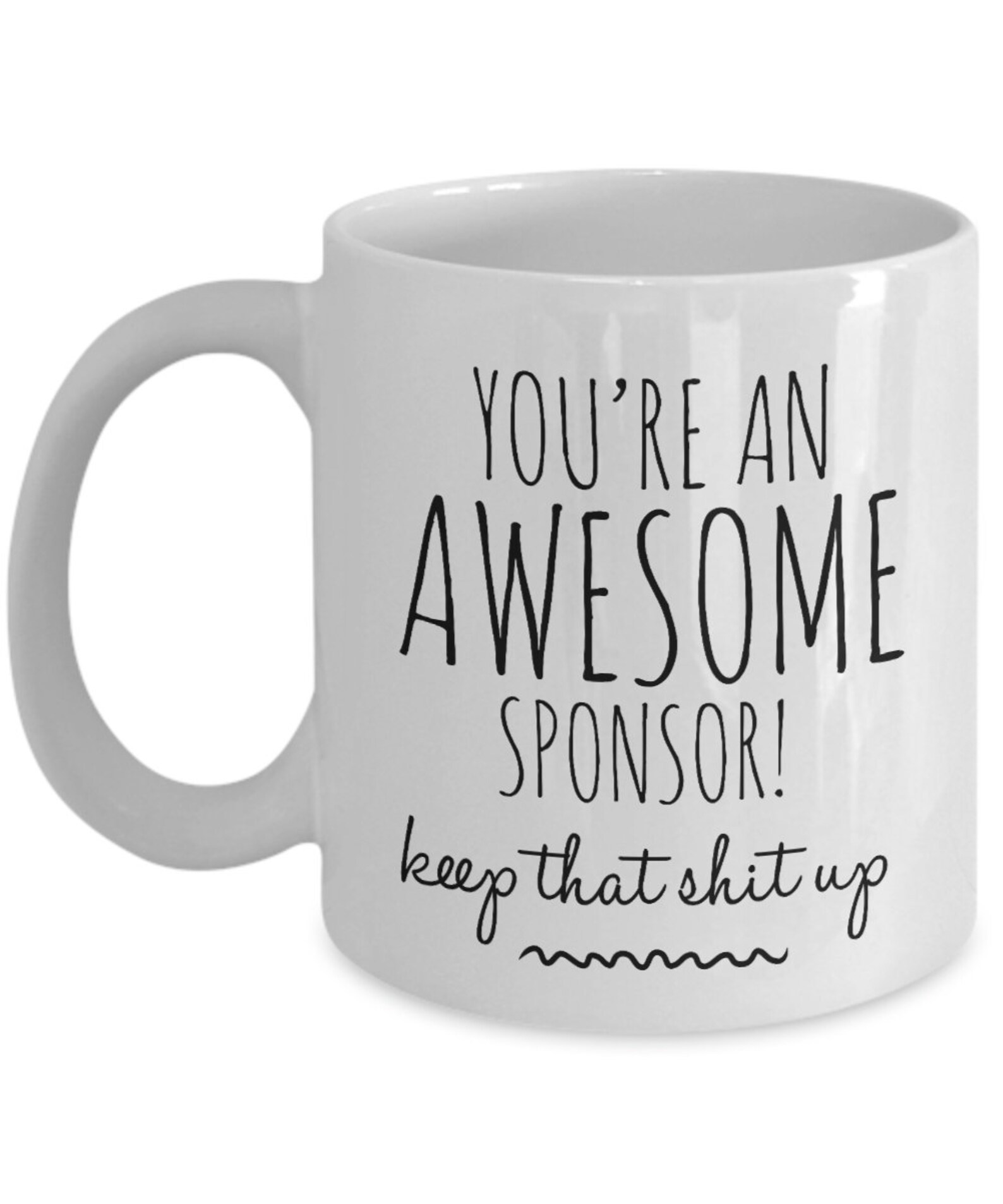 Gift for AA Sponsor Sponsor Mug Alcoholics Anonymous - Etsy