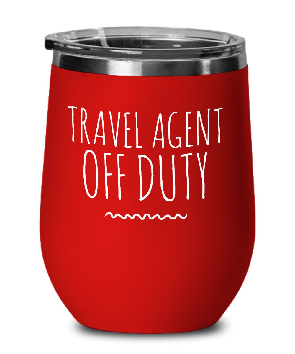 Travel Agent Gift Travel Agent Wine Tumbler Thank You Gift - Etsy