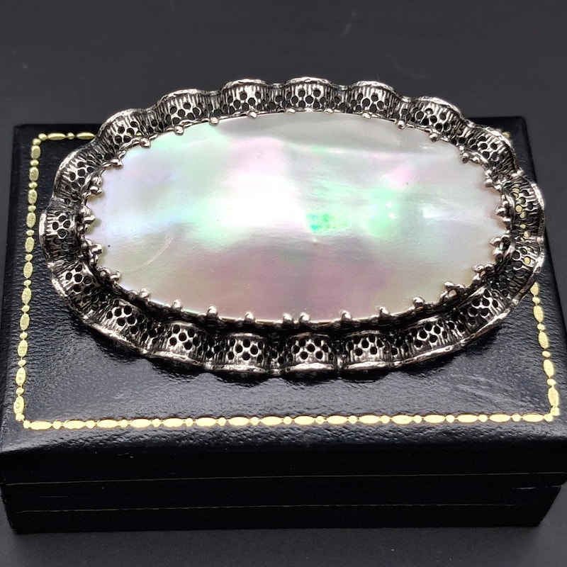 Antique C Clasp Broach - Etsy