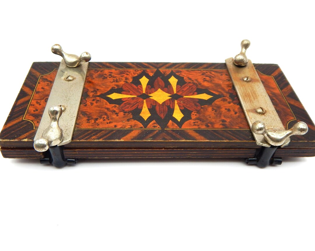 Antique Art Deco 1920s Inlaid Look Wooden Tie Press - Etsy