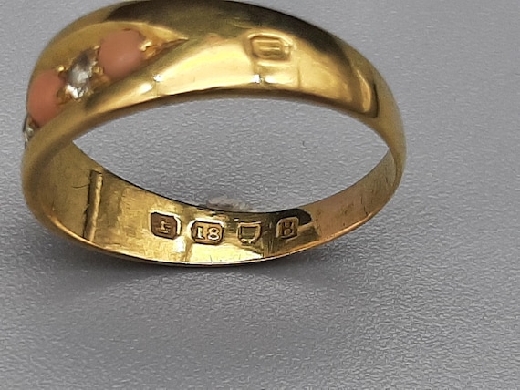 RESERVED - Not For Sale Antique 18ct Gold Angel Skin … - Gem
