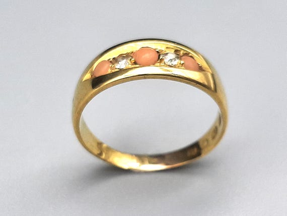 RESERVED - Not For Sale Antique 18ct Gold Angel Skin … - Gem