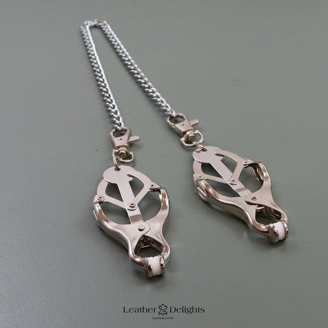 Intense Clover Clamps With Detachable Chain - BDSM Play, Nipple Clamps ...