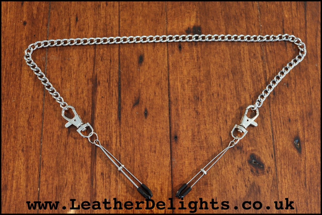 Tweezer Clamps With Chain BDSM Bondage Fetish by - Etsy
