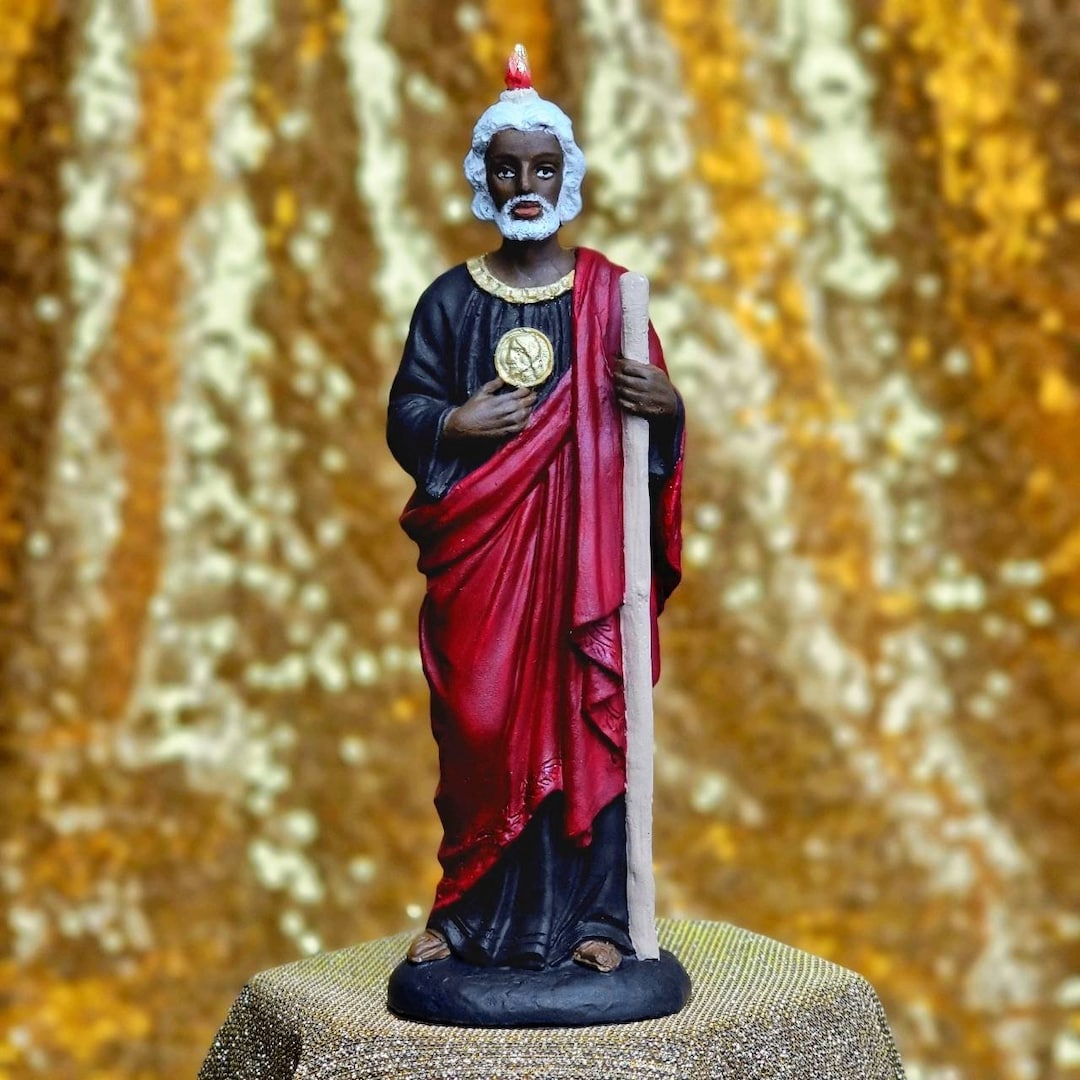 Handmade St Jude, Legba Nan Petro Statue. Petro Nanchon Altar Decor for ...