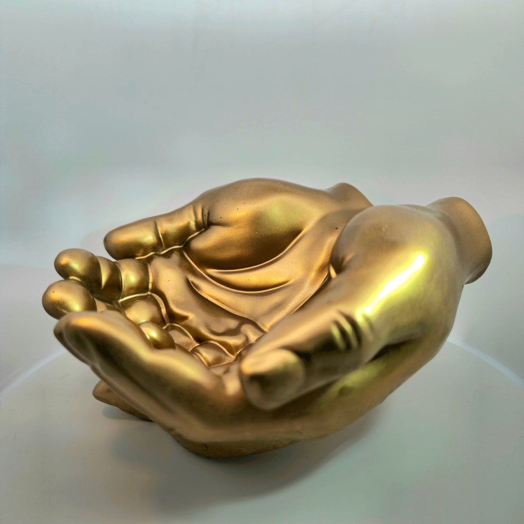 Holy Water Font, Cupped Hands for Holding and Dispensing Holy Water ...