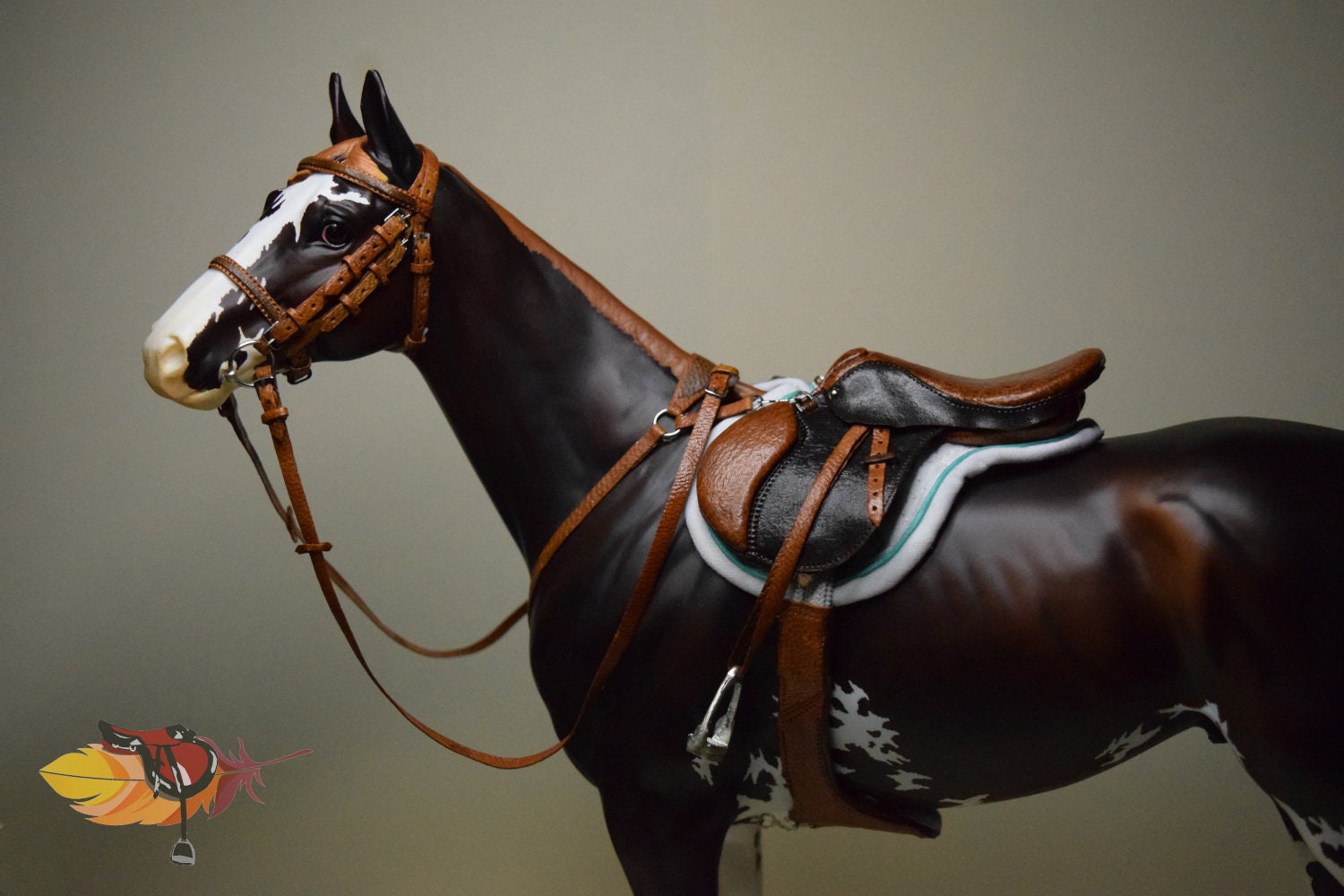 Close Contact Saddle Pattern for 1:9 Scale Model Horses by Laine ...