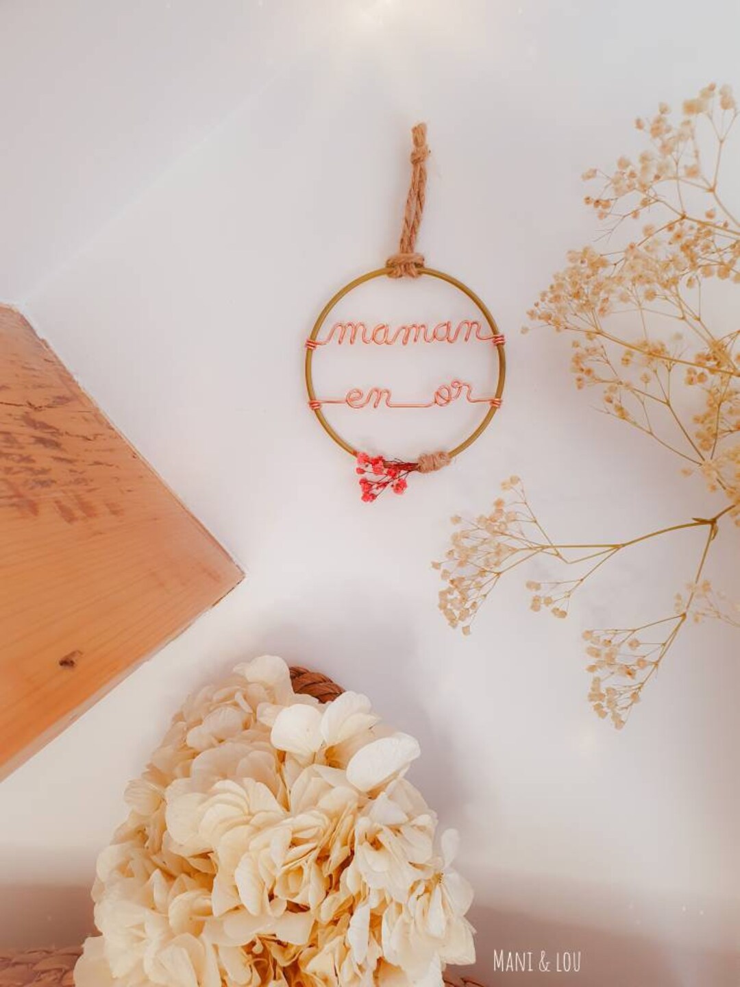 Mini Personalized Mother's Day Crown, Original Mom Gift Dried Flowers ...