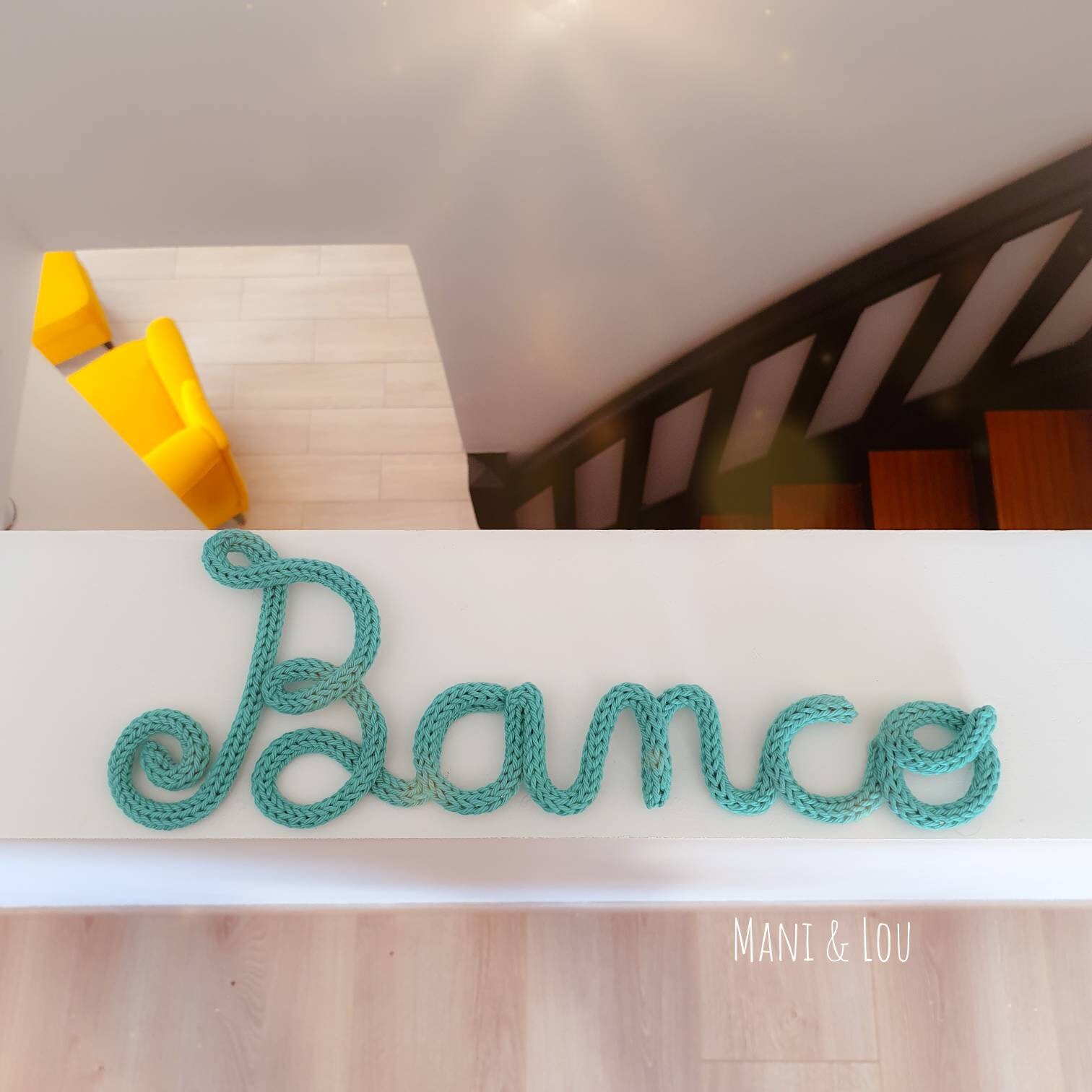 Mot Décoration murale personnalisée et unique: mot de votre choix en ...