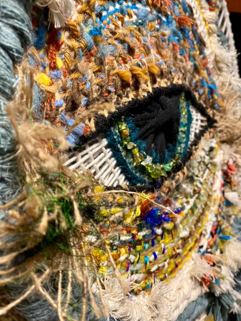 18 Round Whimsical Eye Weaving. - Etsy