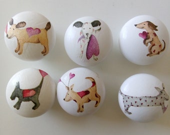Dog Cabinet Knobs - Etsy