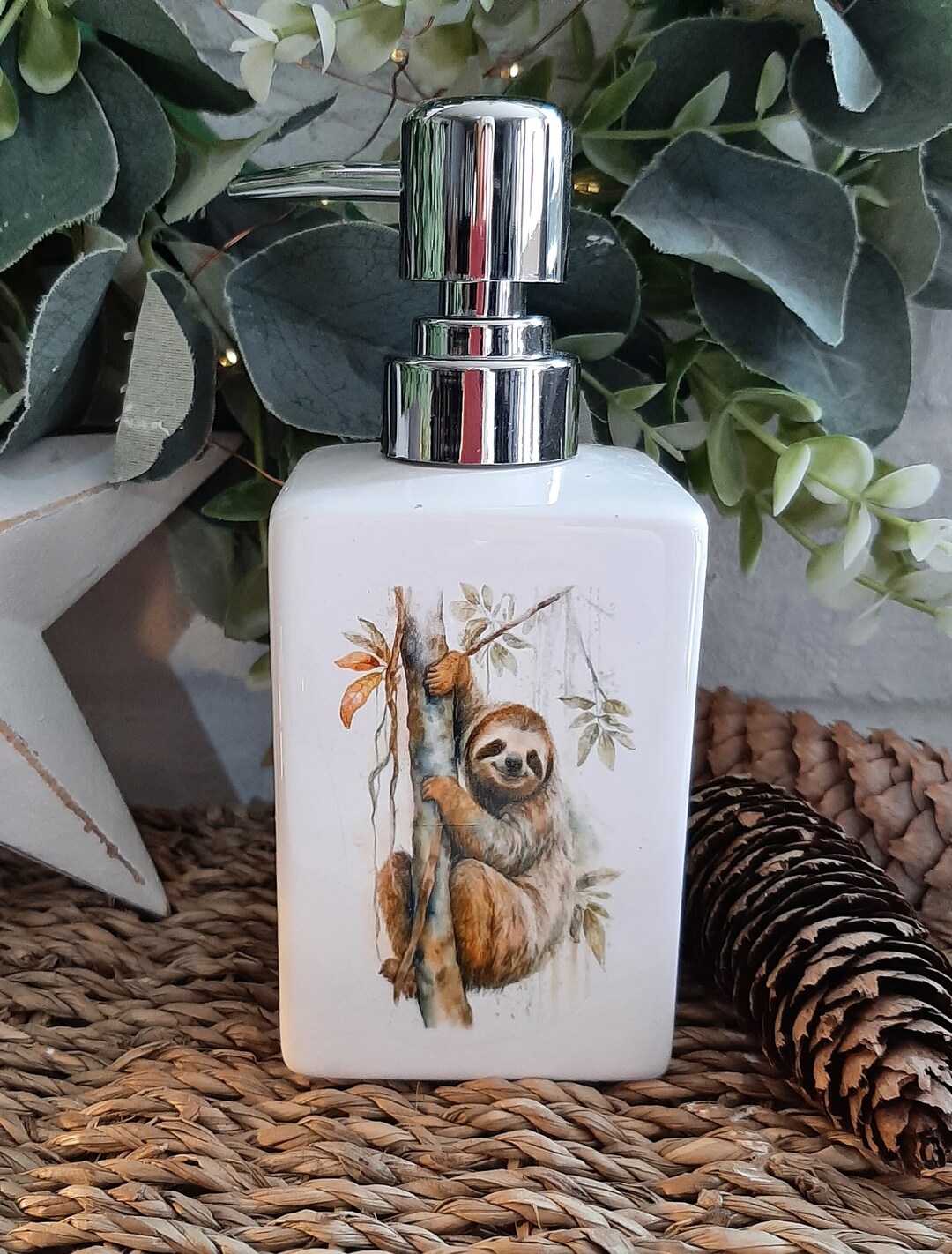 Supercute Sloth Soap Dispenser. Available in Either Square or Round ...